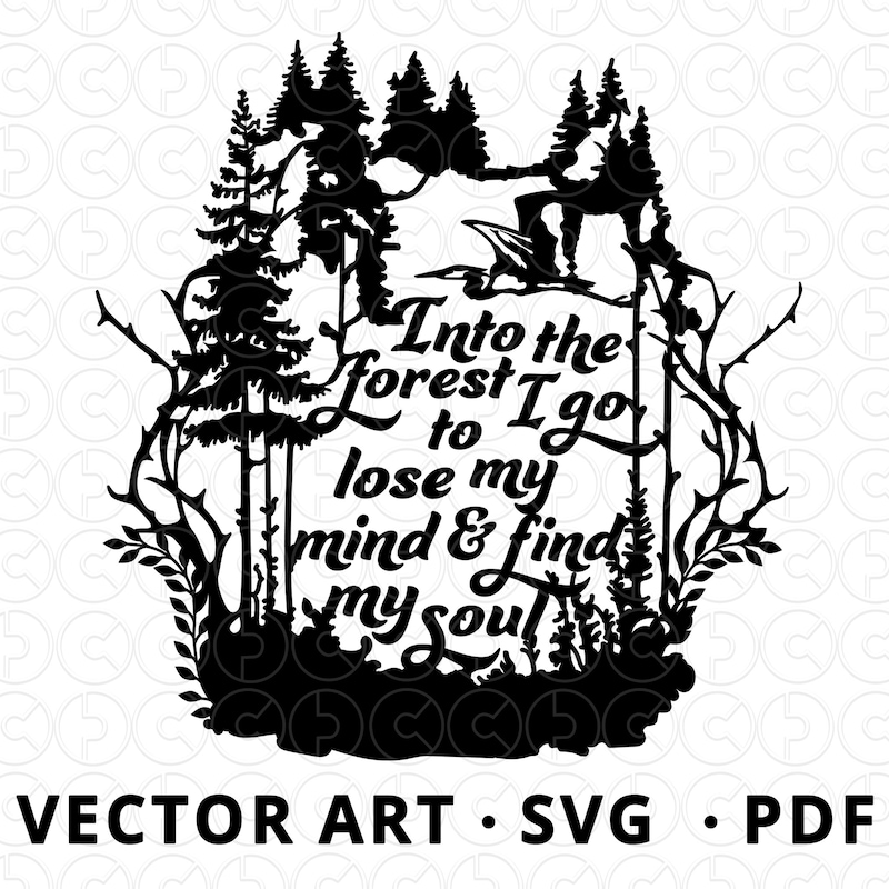 Into the Forest I Go - Etsy