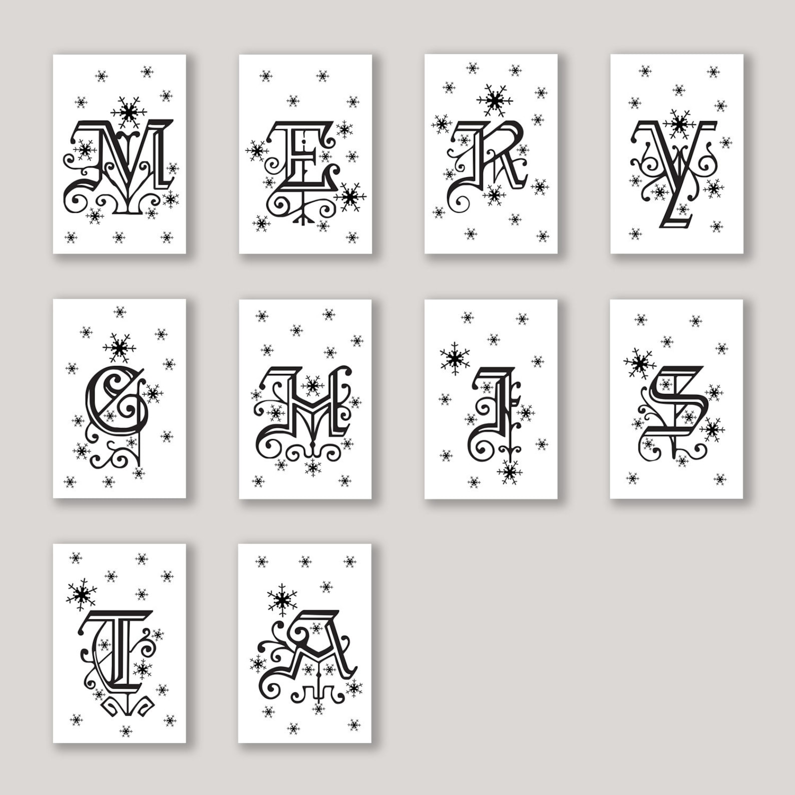 Printable Merry Christmas Letters for DIY "merry Christmas Banner ...