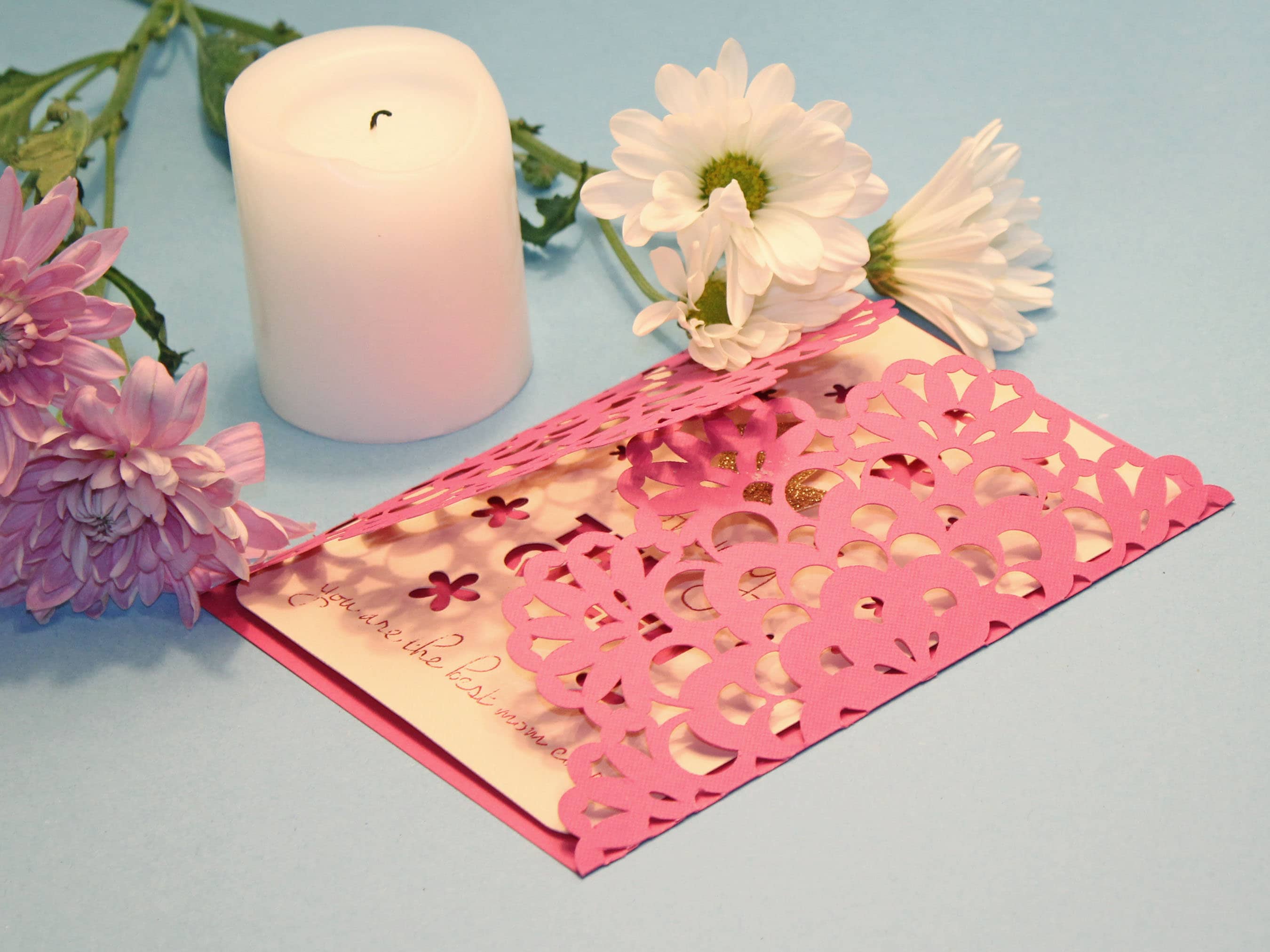 Lace Card Folder SVG Cut File for Cricut - Works With 5x7 Card - Etsy ...