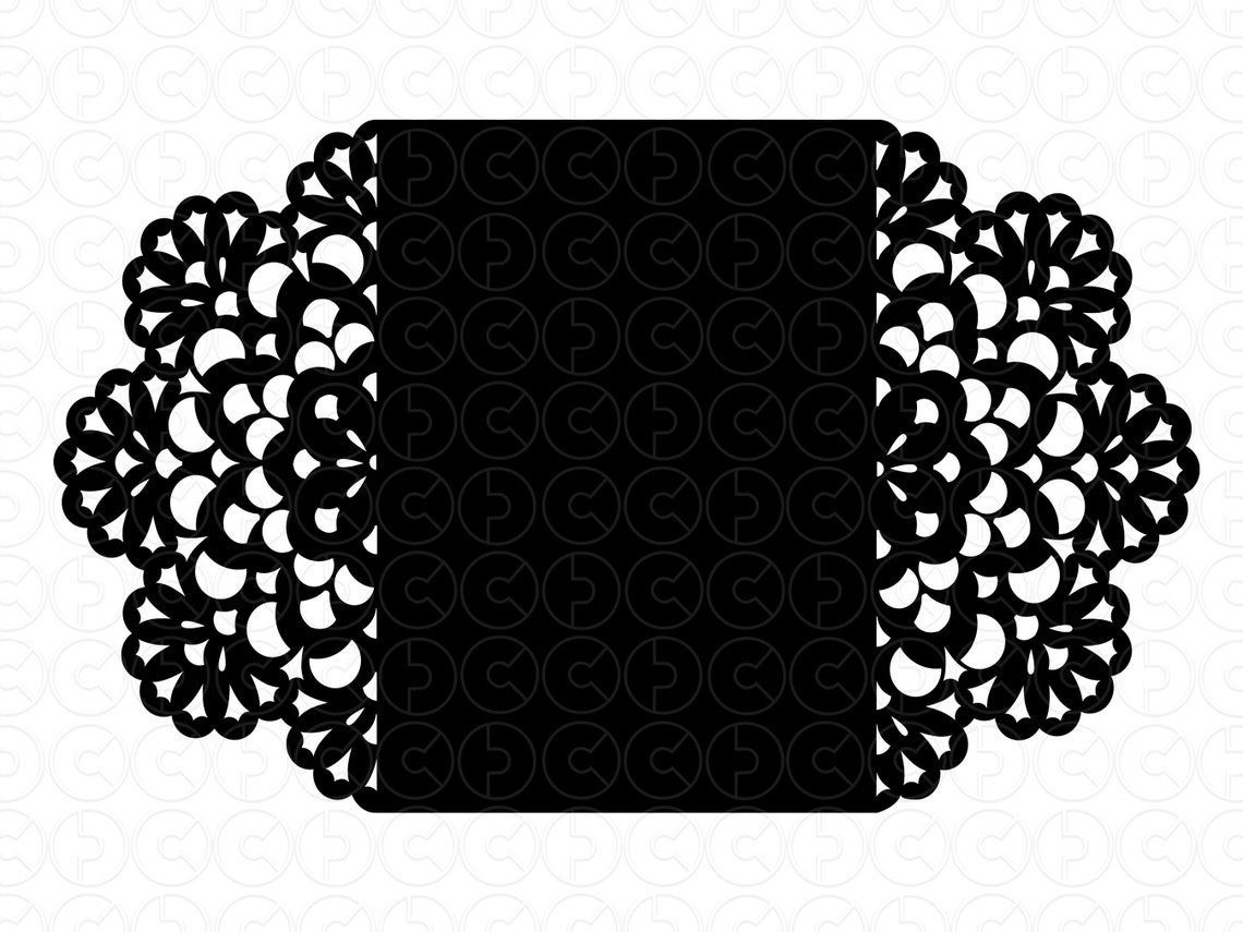 Lace Card Folder SVG Cut File for Cricut - Works With 5x7 Card - Etsy ...