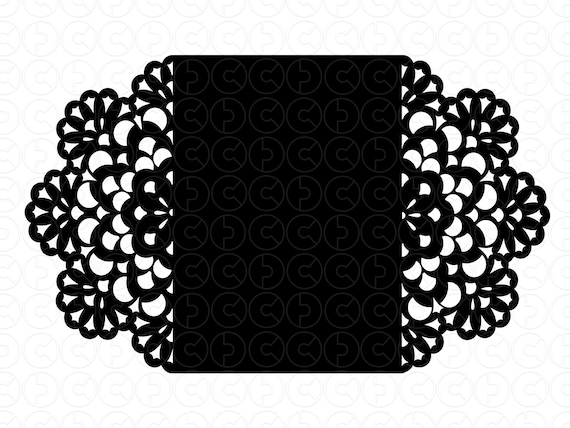 Lace Card Folder SVG Cut File for Cricut Works With 5x7 Card - Etsy