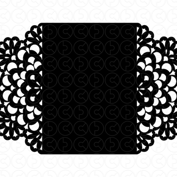 Invitation With Lace - Etsy