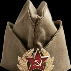 Soviet Soldier Forage Cap Garrison Cap Military Red - Etsy