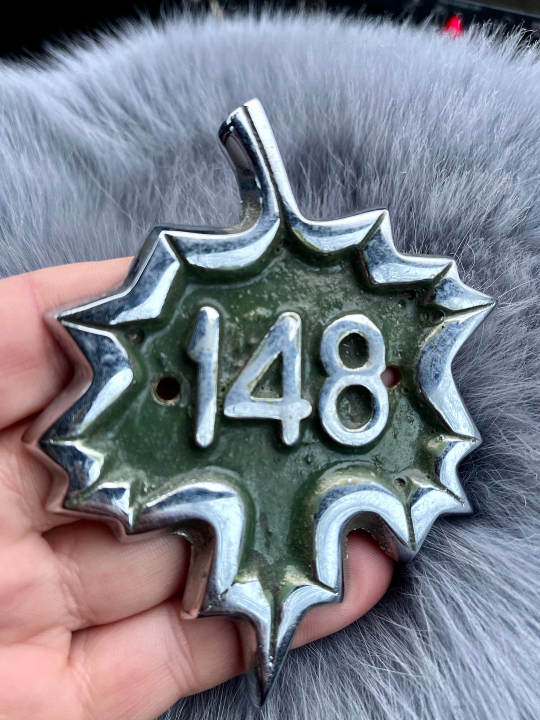 148 Vintage Door Number Tag Soviet Retro Metal Number Maple - Etsy