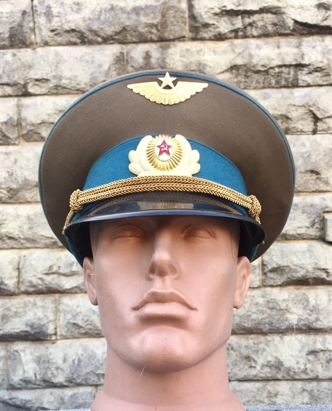Militaria Collectibles Authentic Officers Cap Old Vintage Soviet ...