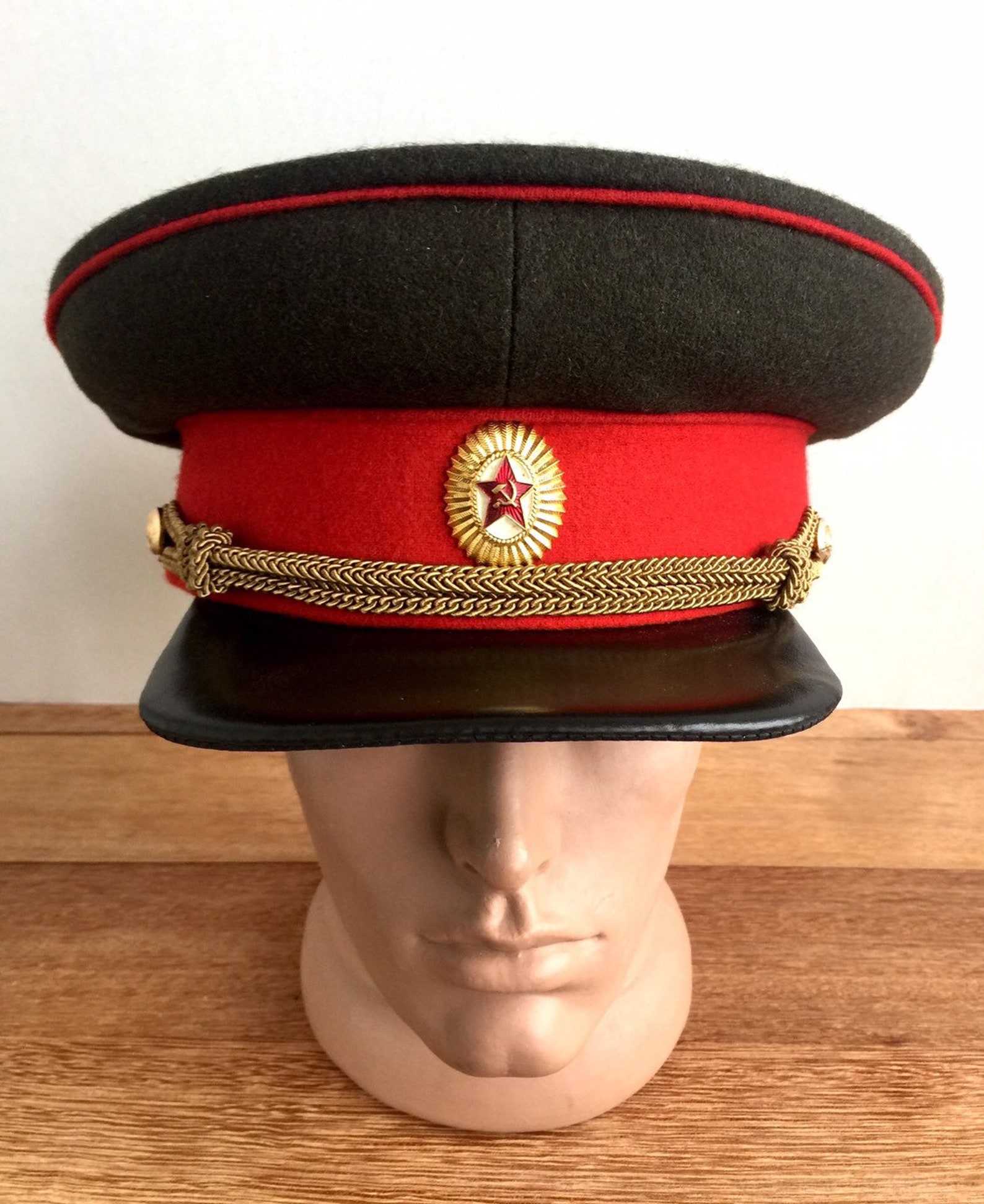 Soviet Military Hat Soviet Officer Visor CapWWll Commander | Etsy