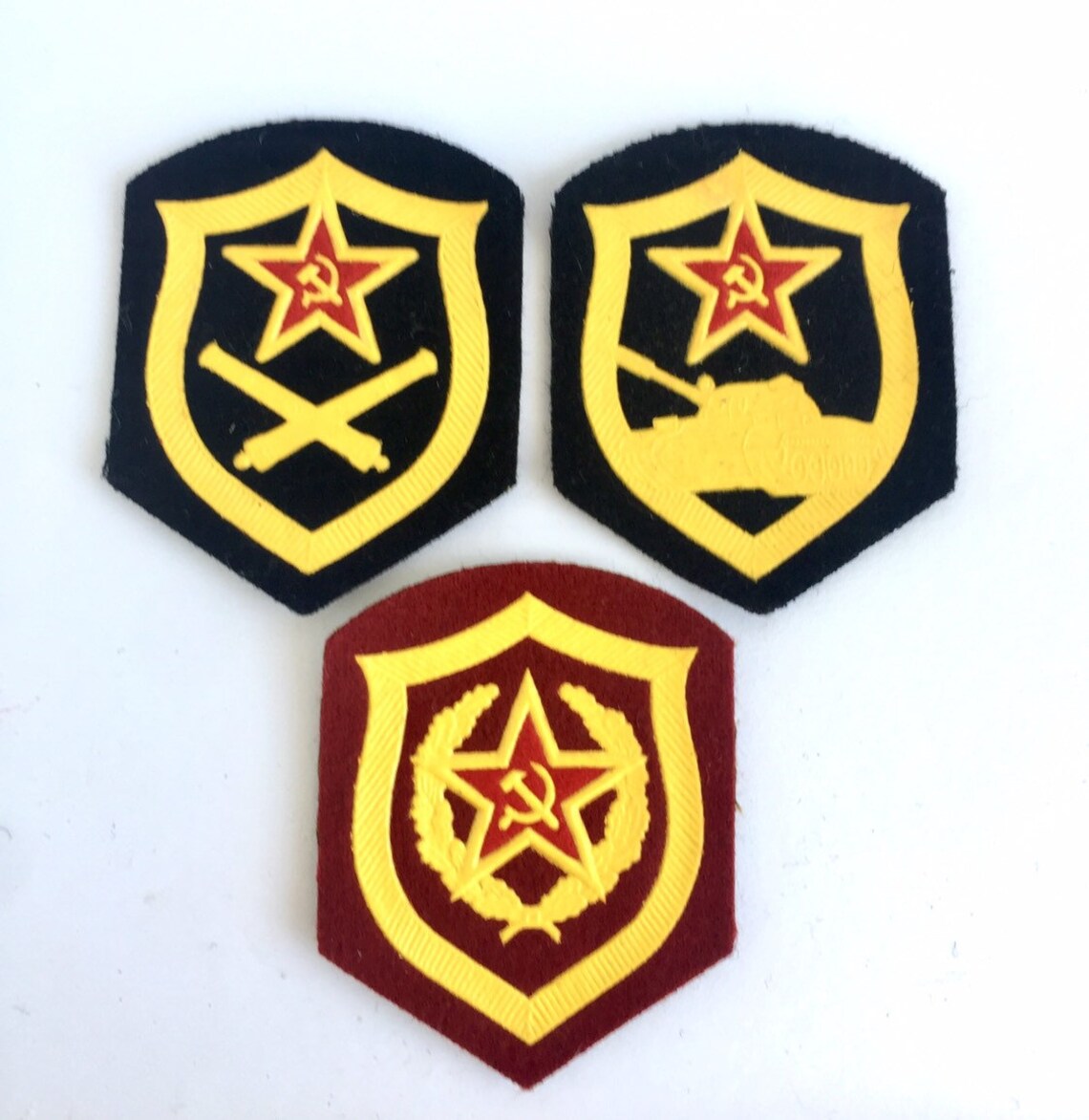 Set of 5 Military Patches Vintage Soviet Combat Arm Patches | Etsy