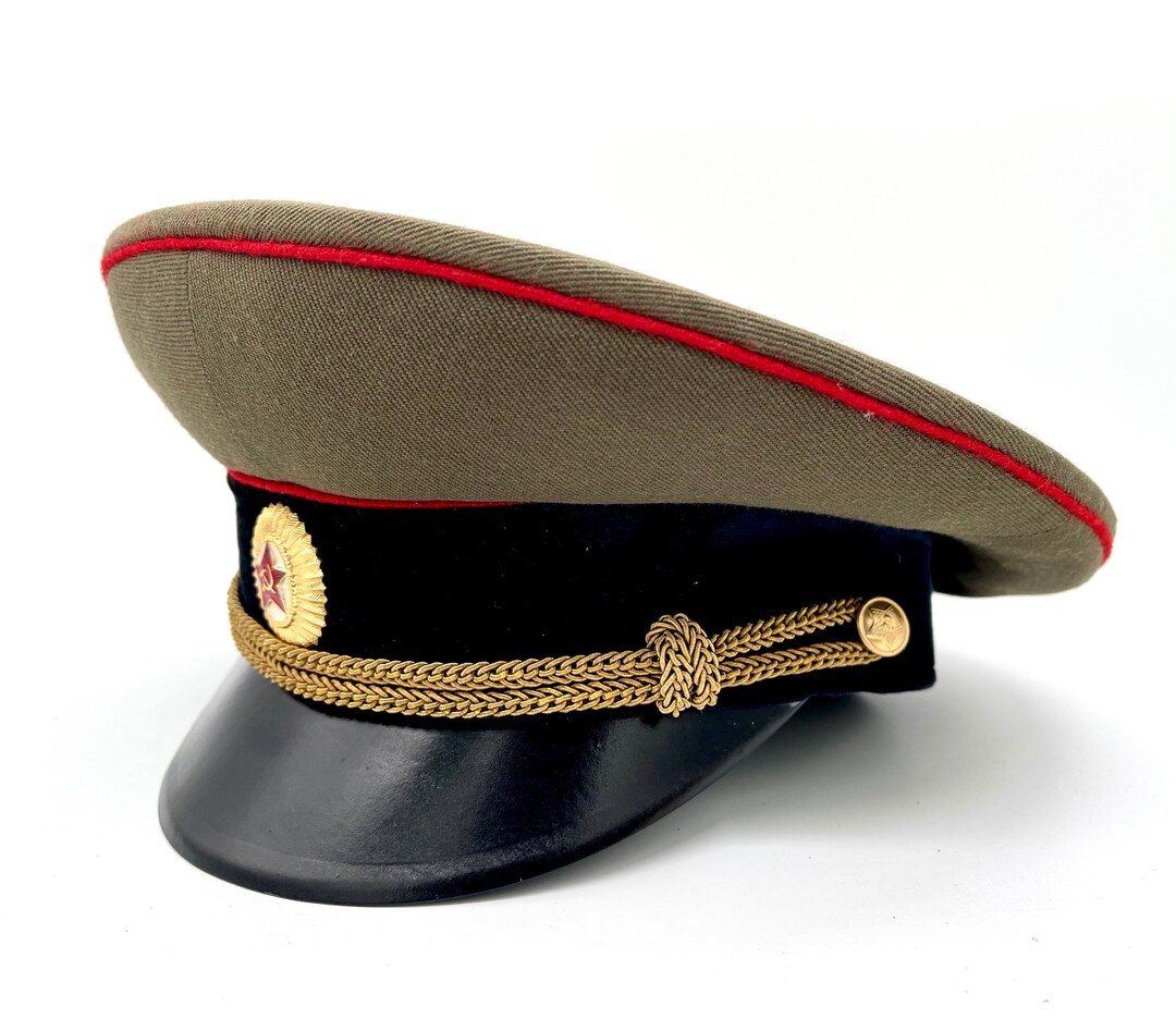 Новая Советская Военная Фуражка Высших Офицеров Красной - Etsy