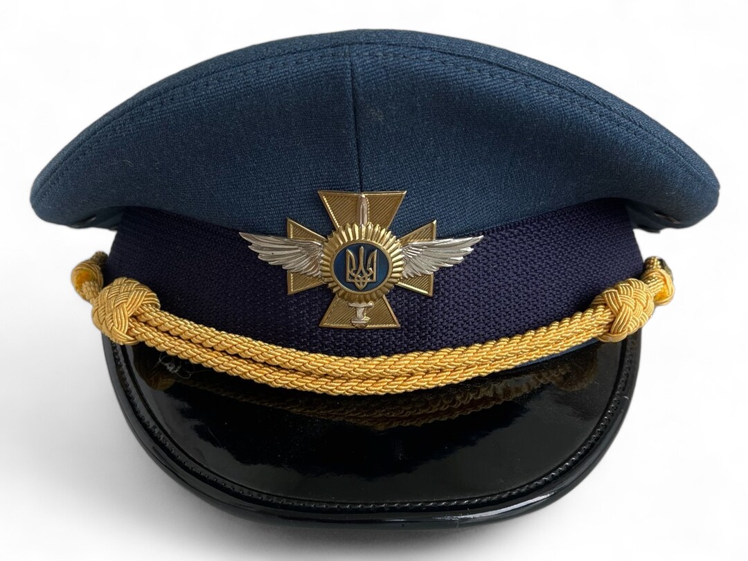 New Air Force Pilot Visor Cap 57 Cm Ukrainian Military Hat Commander - Etsy