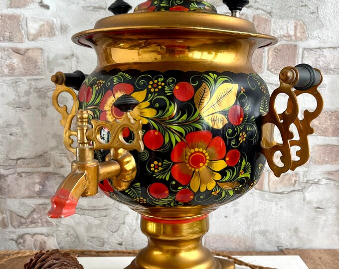 1985 Электрический самовар советский винтажный чайник с - Etsy