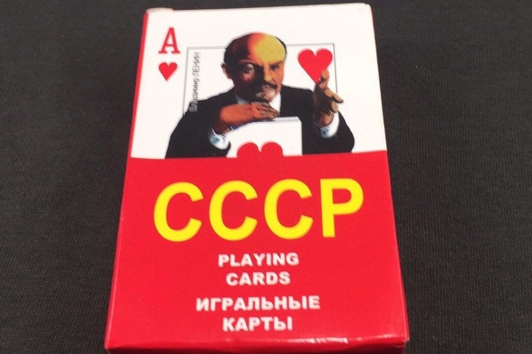 Playing Cards Souvenir Deck 55 Pcs.soviet Presidents Celebrities ...