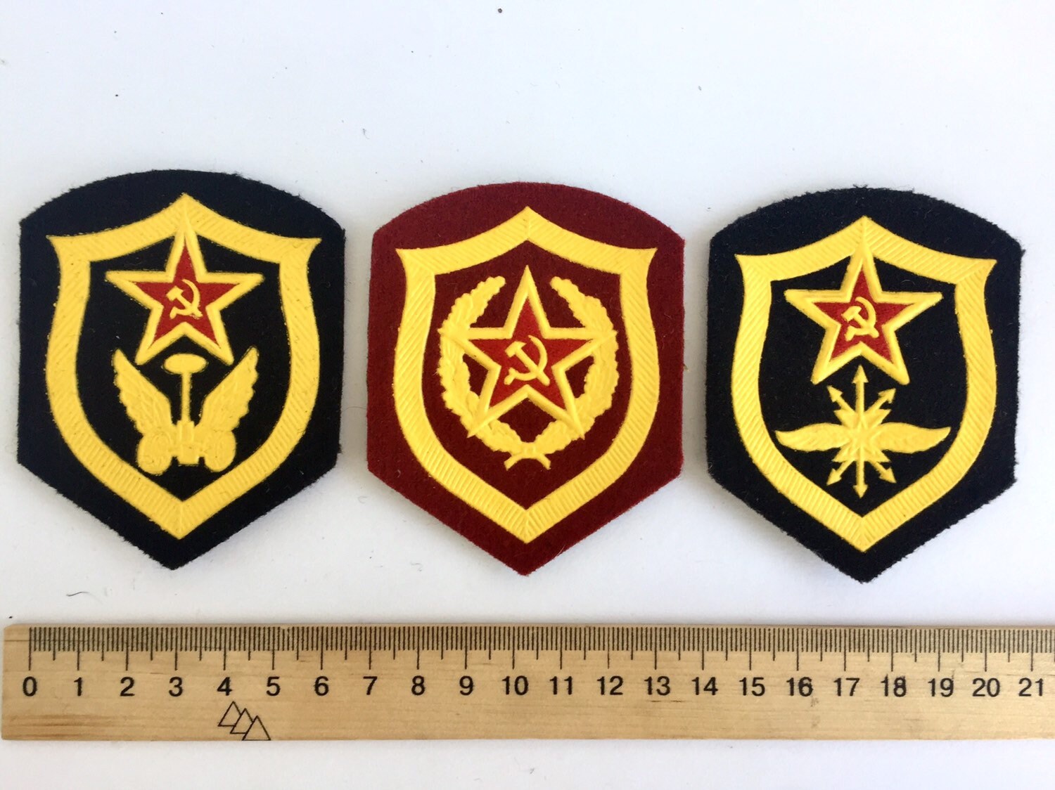 Set of 3 Military Patches Vintage Soviet Patches Combat | Etsy