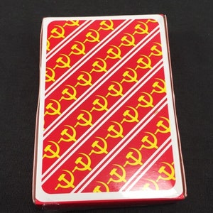 Communist Icons Playing Cards – 55 Card Soviet Celebrities Leaders of ...