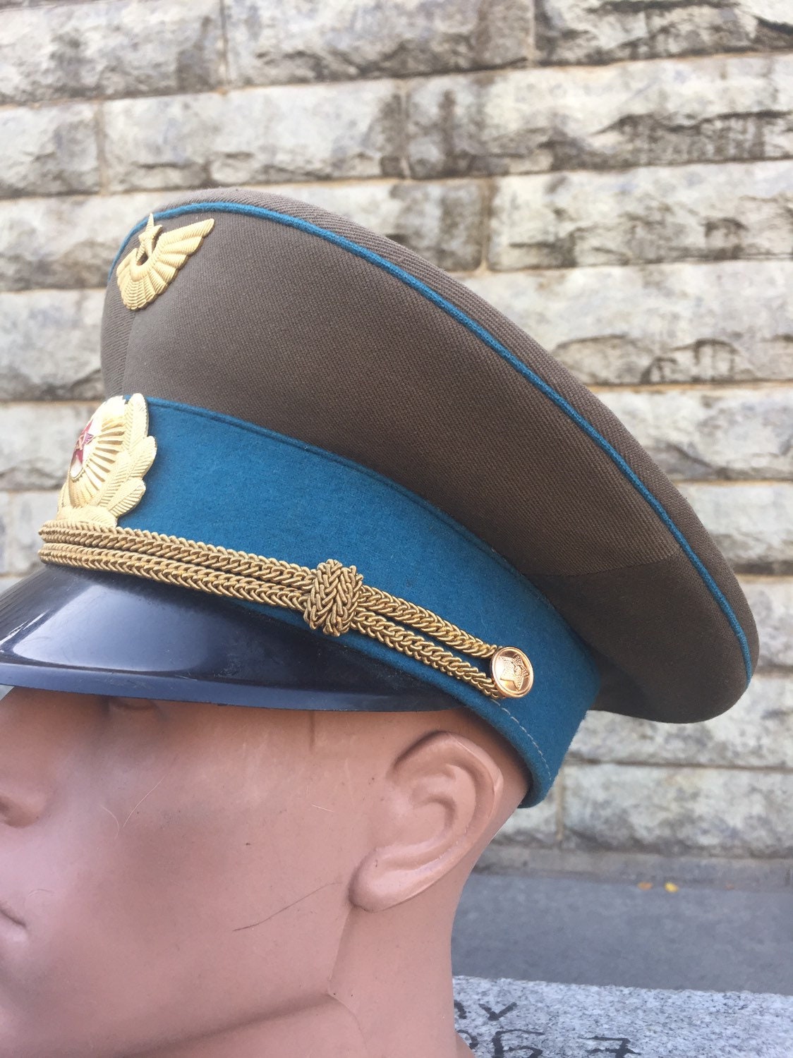 Militaria Collectibles Authentic Officers Cap Old Vintage Soviet ...