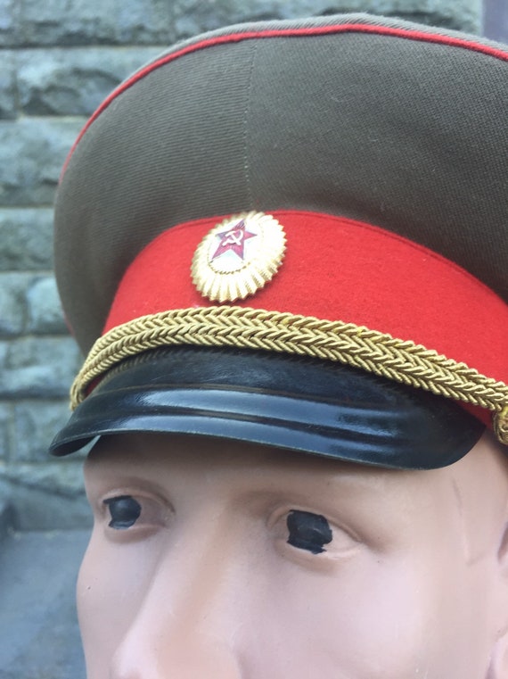 Militaria Collectibles Authentic Officers Cap Old Vintage Soviet ...