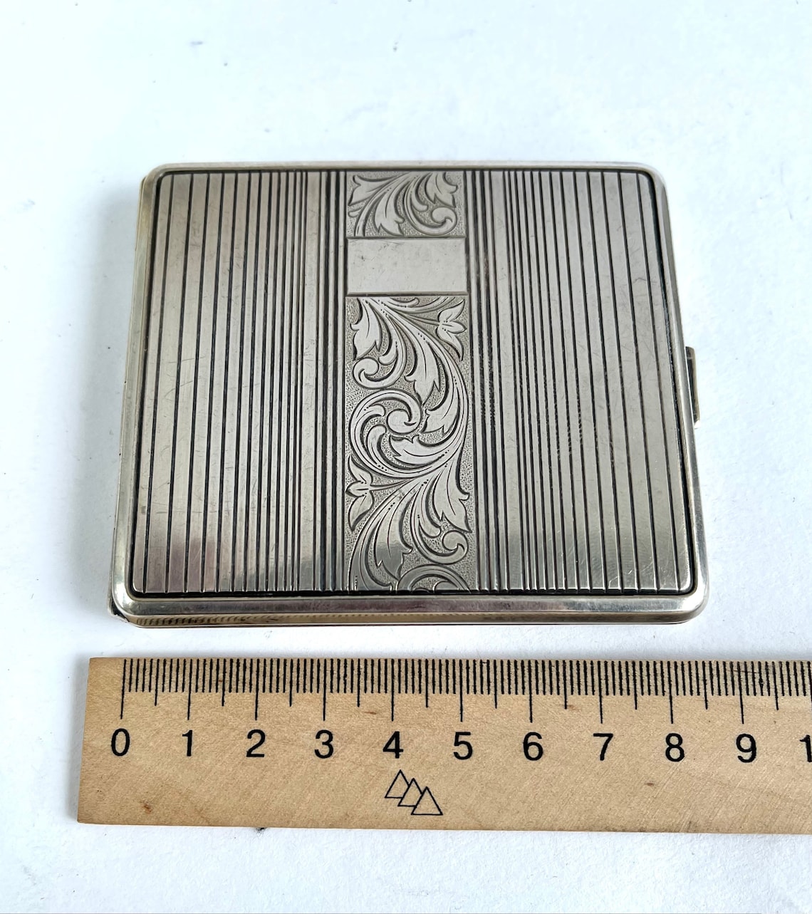 Alpacca Hoka Zigarettenetui Vintage Art Deco Stil - Etsy