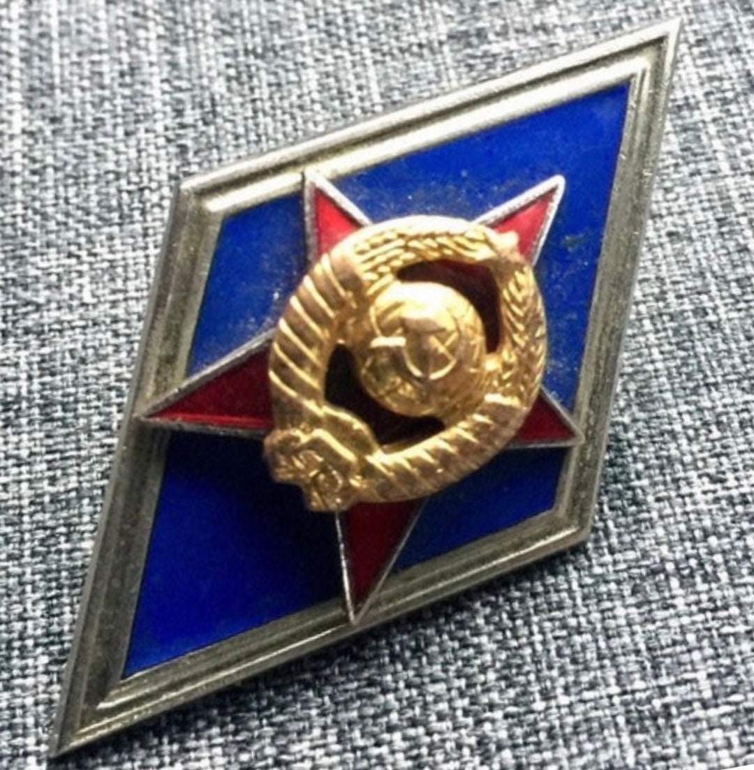 Soviet Military Army Badge Officer Vintage Rare Sign of Highest ...