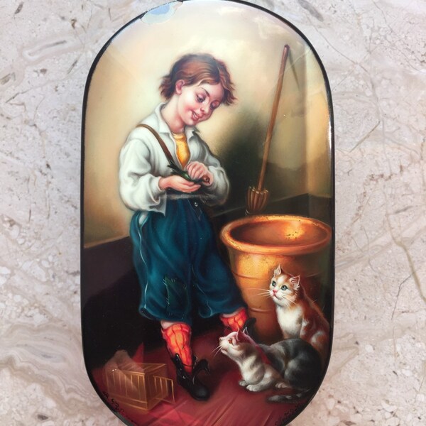 Hand Painted Box - Etsy