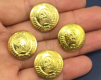 Soviet Army Buttons | Etsy