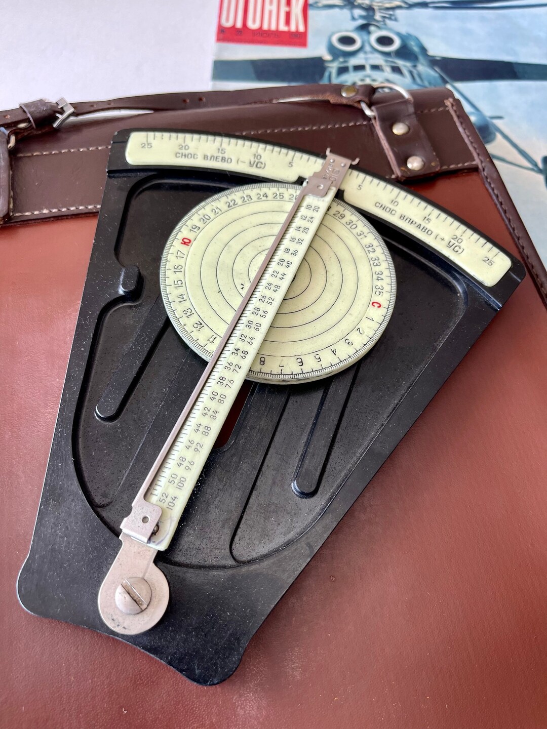 Military Soviet Vintage Flight Navigator Aviation Course Corrector ...