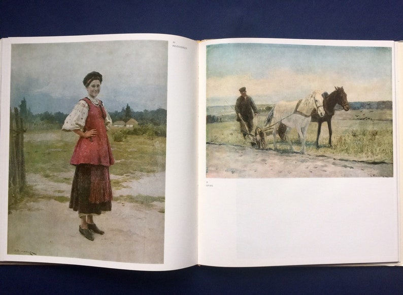 1983 Mikola Pimonenko Collectible Ukrainian Art Album Book - Etsy