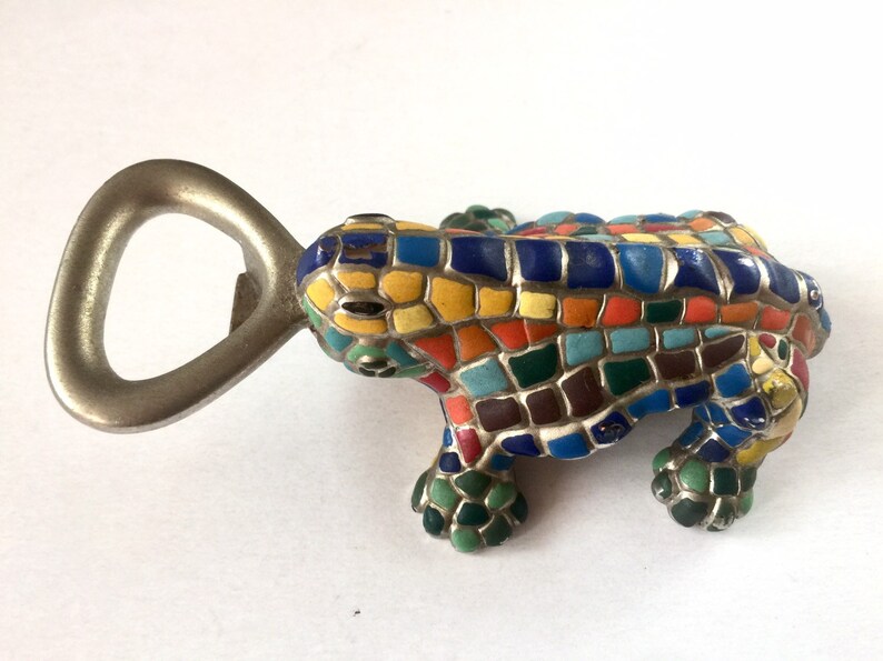 Vintage Bottle Opener Lizard Vintage Barwaregaudy Lizard - Etsy