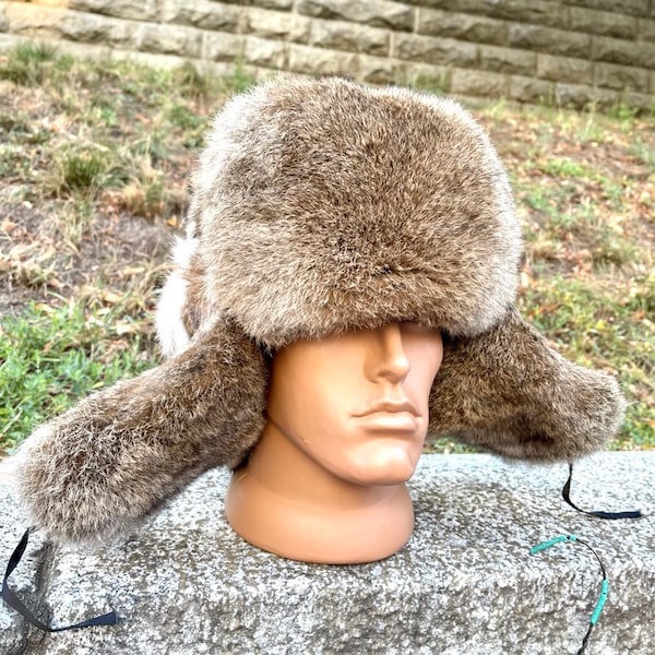 Brown Rabbit Ear Hat - Etsy