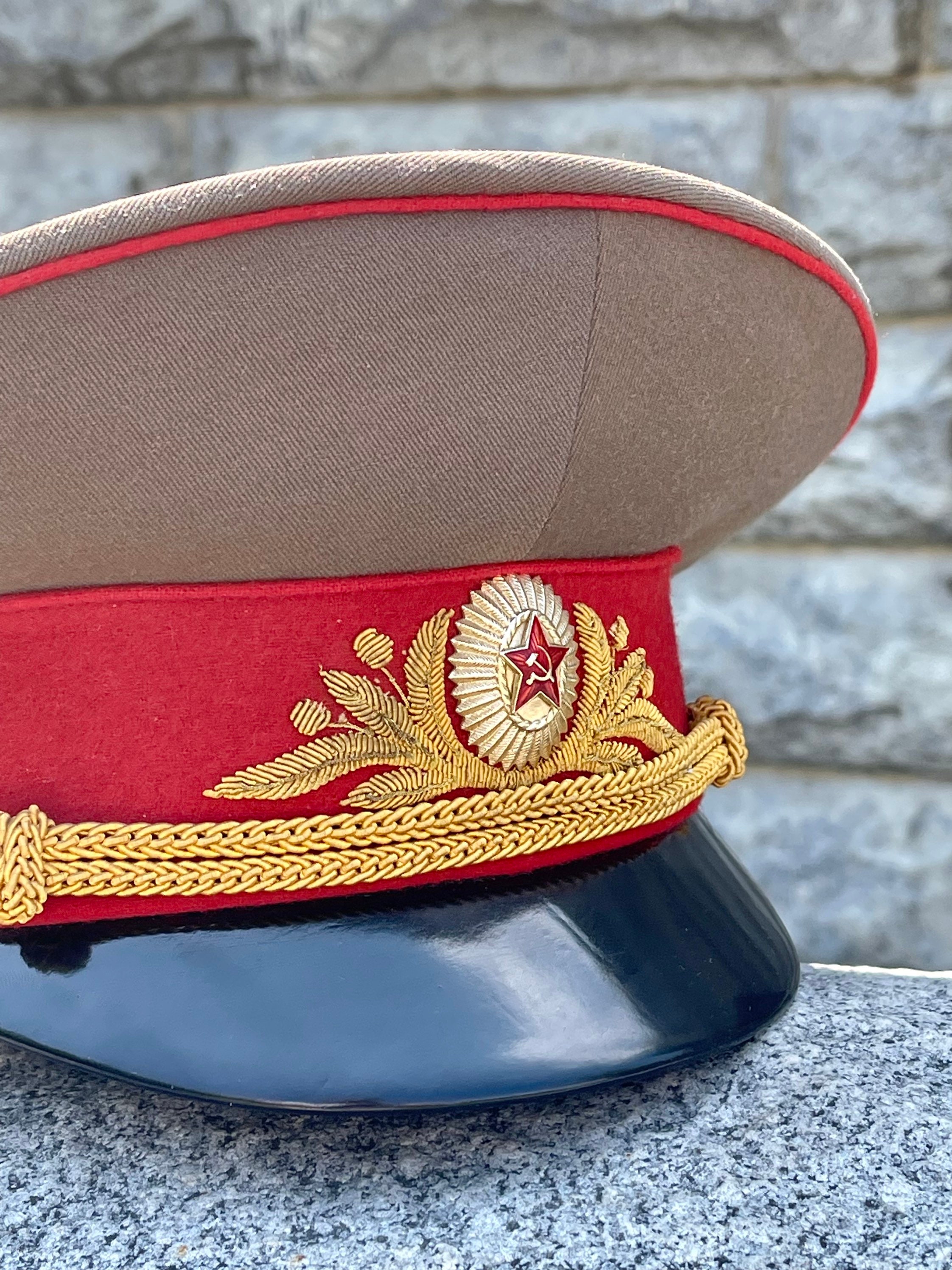 1981 Soviet Russian General Cap Authentic General Visor | Etsy