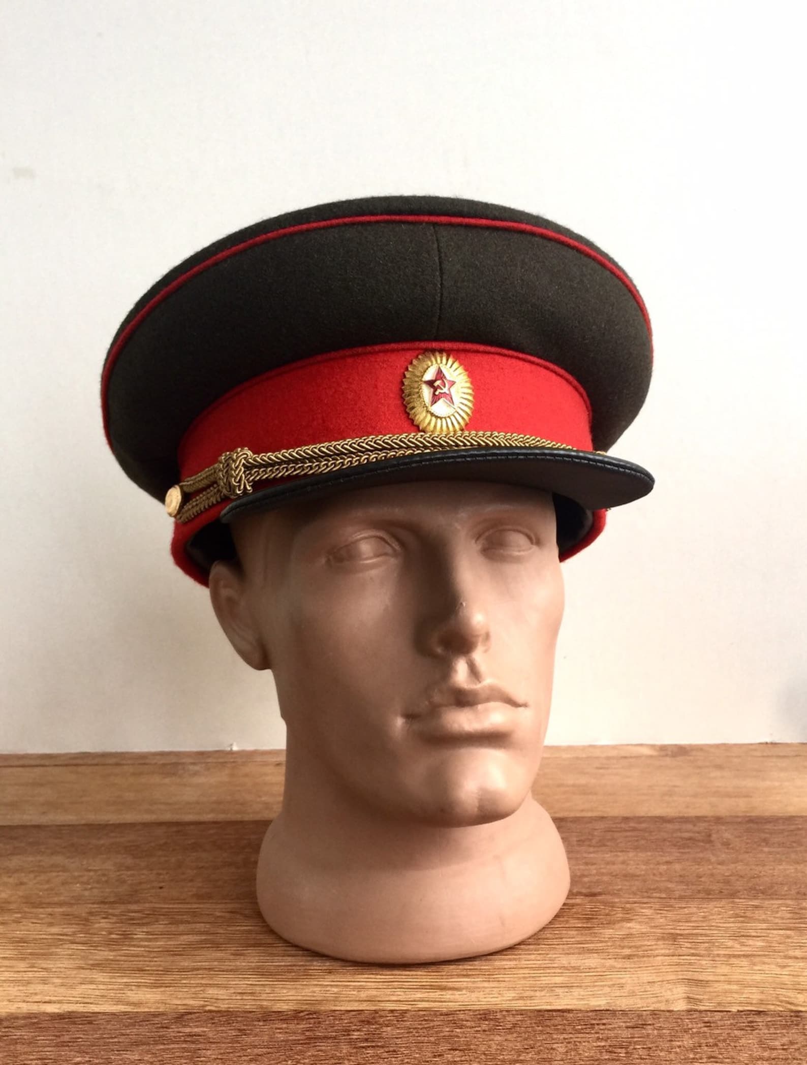Soviet Military Hat Soviet Officer Visor CapWWll Commander | Etsy