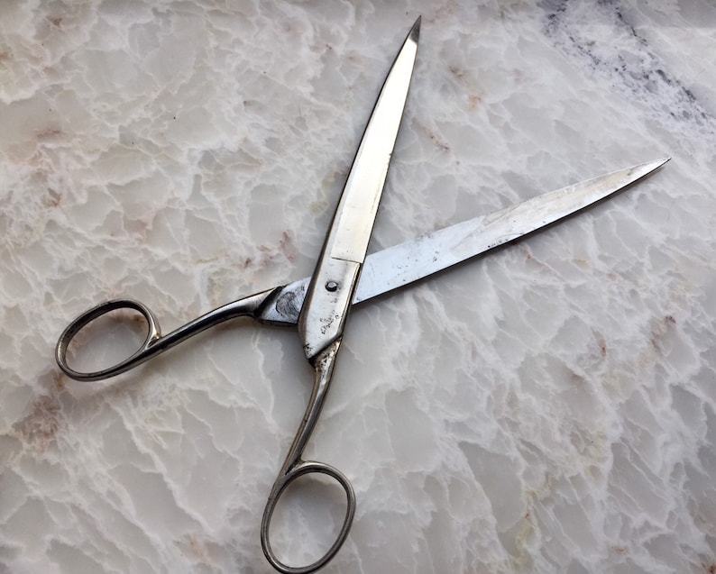 Antique 1930stailor’s Scissors Budapest - Vintage High Quality Hand ...