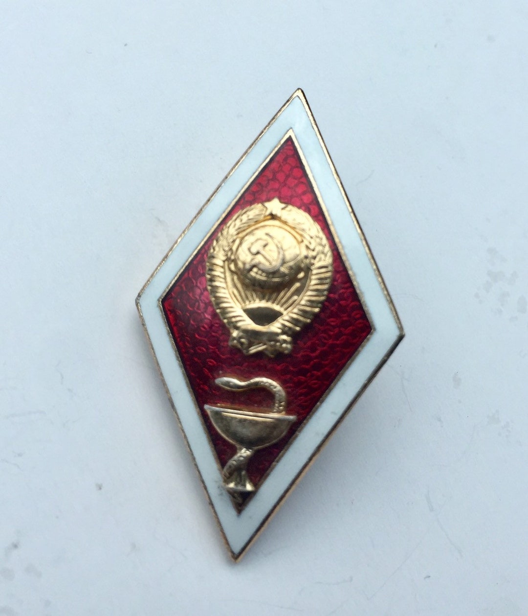 Medical Soviet Vintage Rare Badge of University Medical - Etsy