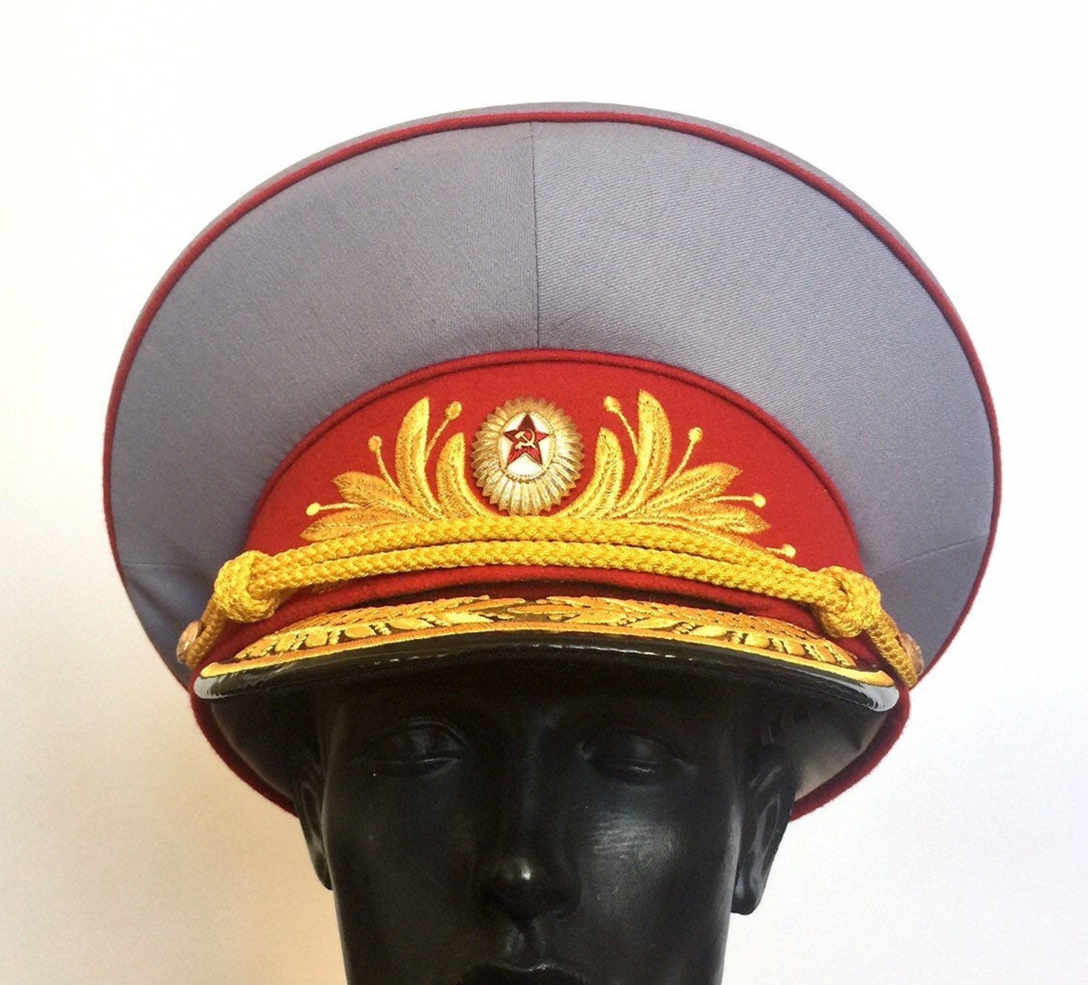 Soviet General Cap General Visor Cap KGBRed Army USSR | Etsy