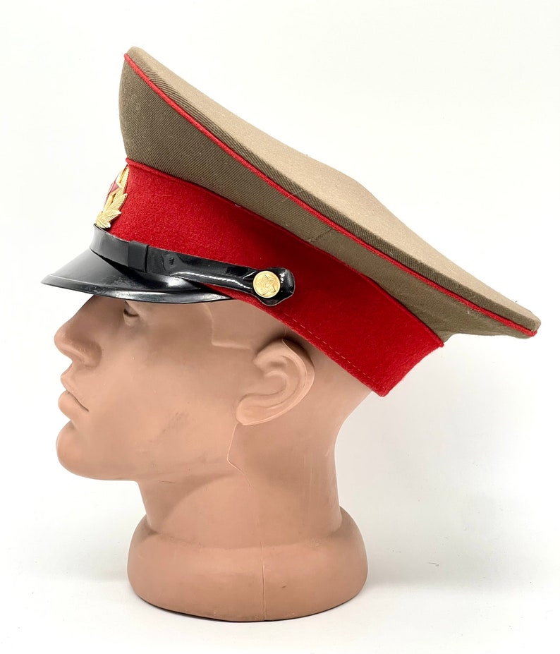 Soviet Army Visor Cap High Rank Officer Military Red Army - Etsy