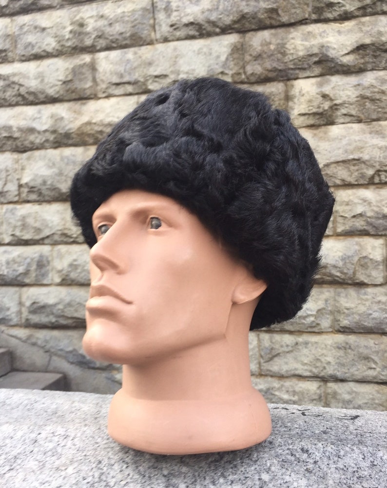 Soviet Army Hat- Authentic Officer's Fur Hat Persian Lamb Red Army ...
