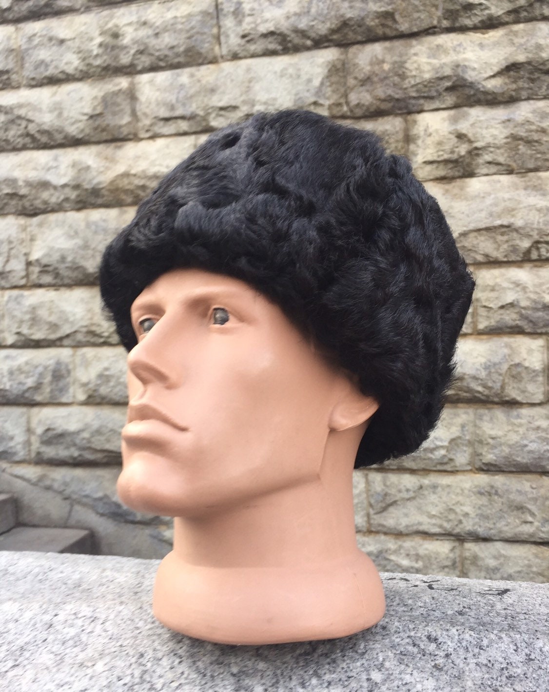 Soviet Army Hat- Authentic Officer's Fur Hat Persian Lamb Red Army ...