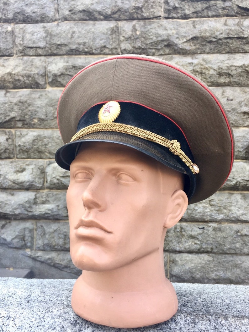 Soviet Army Cap Authentic Officers Capred Army57 Size USSR - Etsy