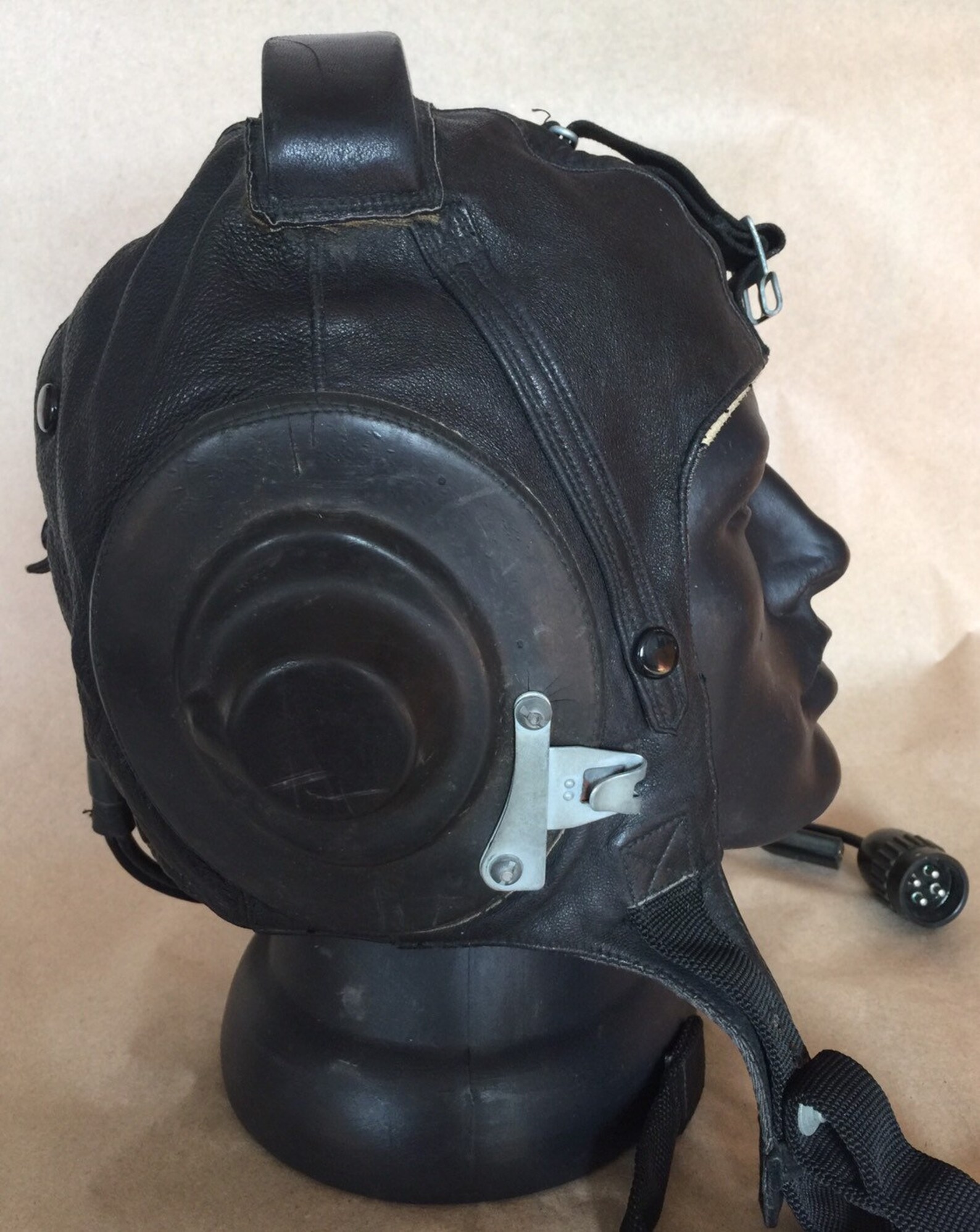 1975 Soviet Pilot Helmet vintage Pilot Helmet 59 Cm Black | Etsy