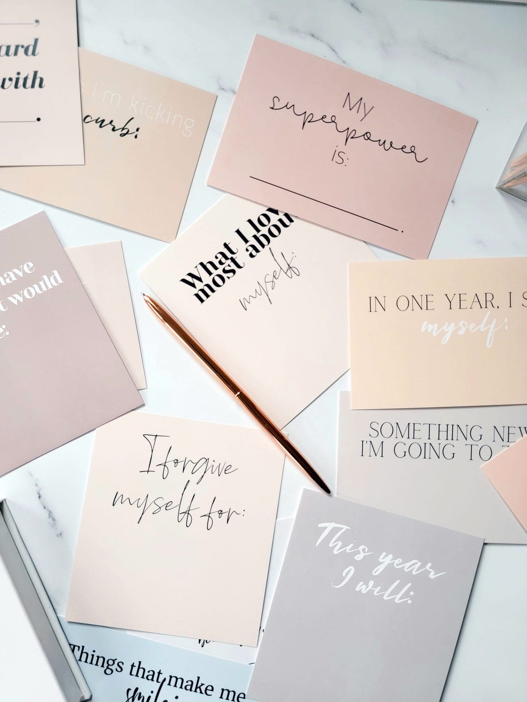 Customized Vision Board/inspirational Cards - Etsy