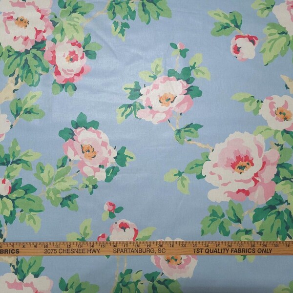 Floral Chintz Fabric - Etsy