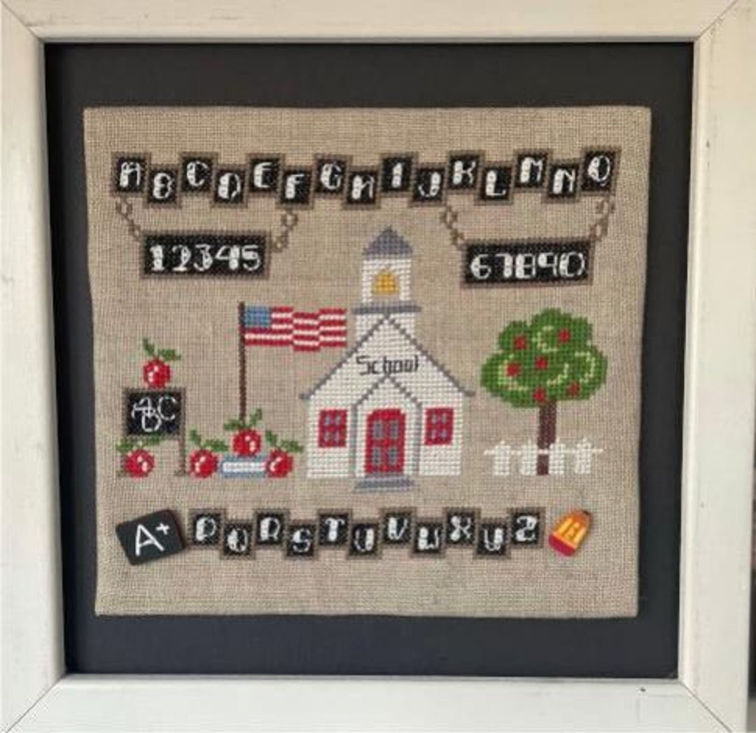 ABC School Sampler - Etsy
