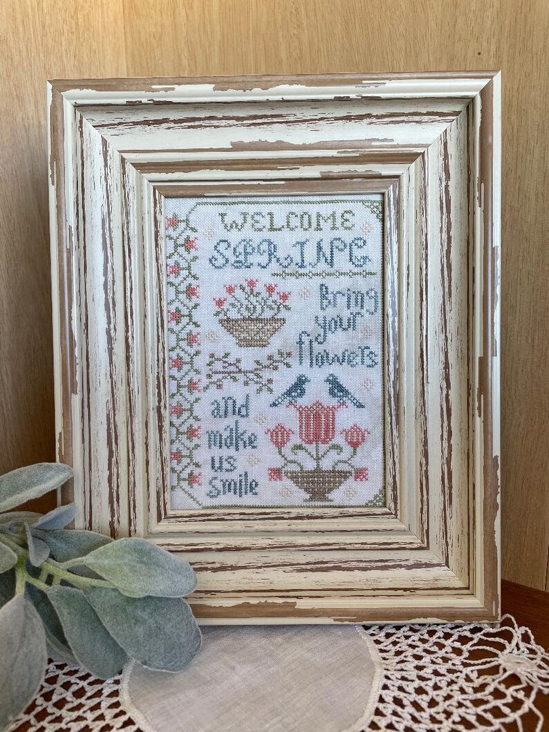Welcome Spring Sampler - Etsy