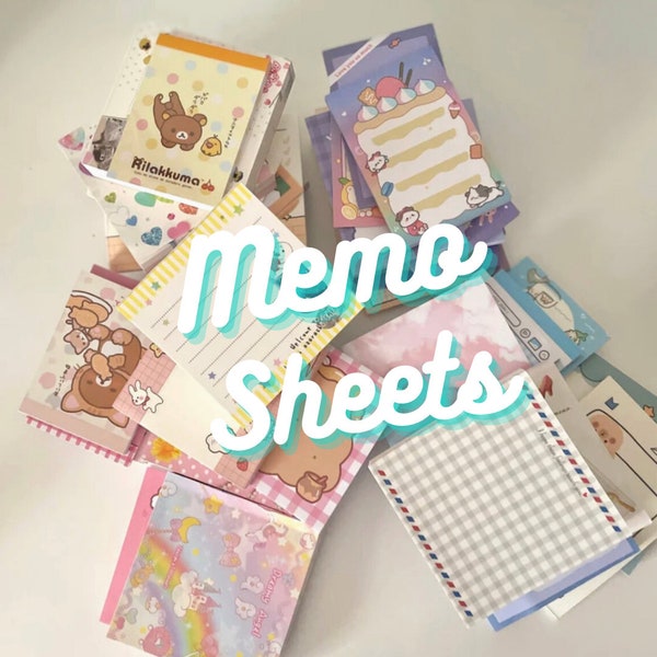 Korean Sticky Note - Etsy