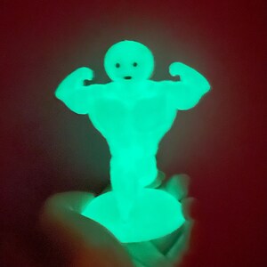 Buff Strong Smiski GLOW in the DARK Figurine | 3D Printed Funny Gifts ...