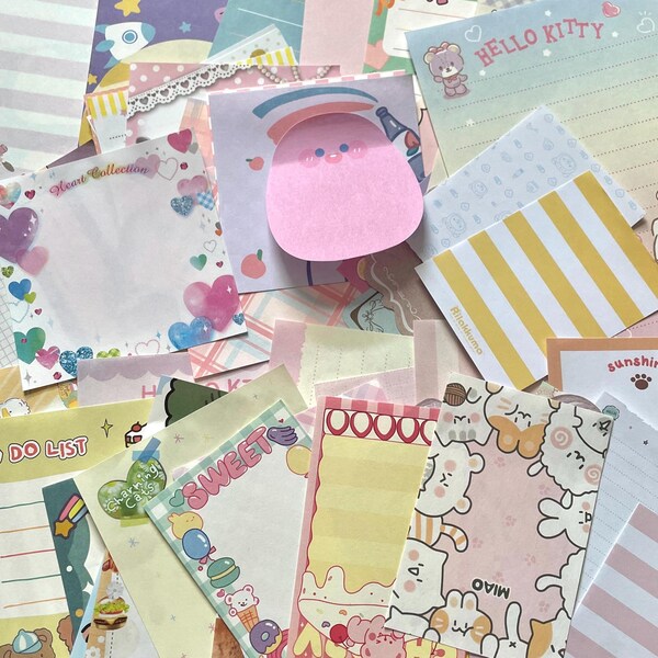 Korean Sticky Note - Etsy