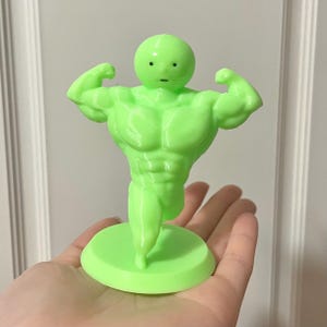 Buff Strong Smiski GLOW in the DARK Figurine | 3D Printed Funny Gifts ...