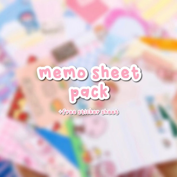 Korean Sticky Note - Etsy