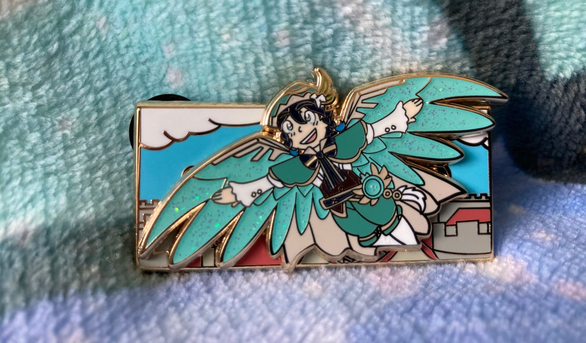 Gliding Venti Enamel Pin | Etsy