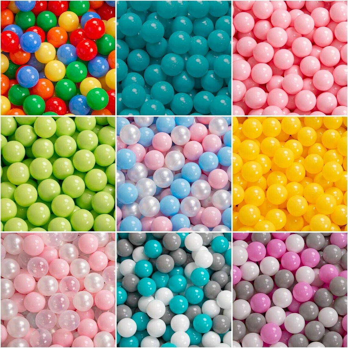 Pvc Square Ball Pool Ball Pit Kids Baby Soft Play Foam Eco and - Etsy UK
