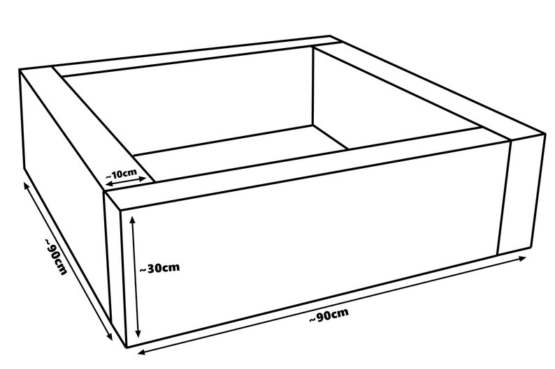 Pvc Square Ball Pool Ball Pit Kids Baby Soft Play Foam Eco and - Etsy UK