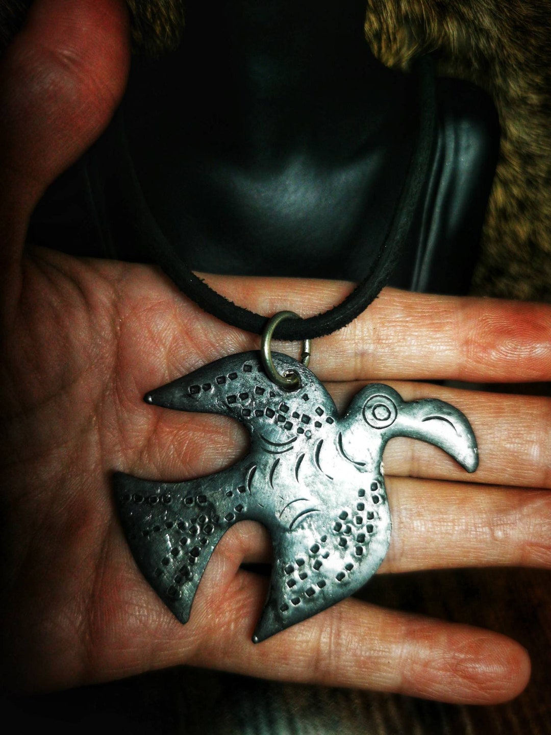 Viking Raven Talisman, Viking Amulet, Norse Artefact, Odins Ravens ...